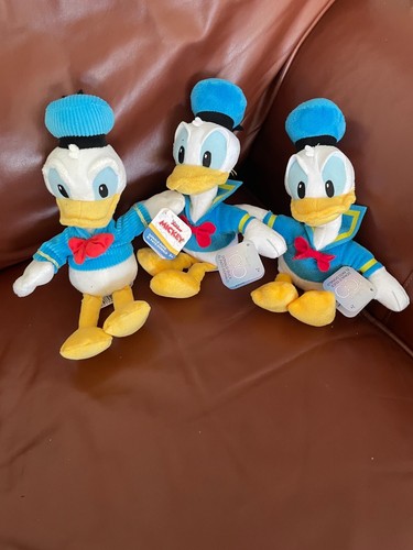 3 Mickey Mouse Clubhouse Bean Plush Donald Ducks , Officially Licensed ...