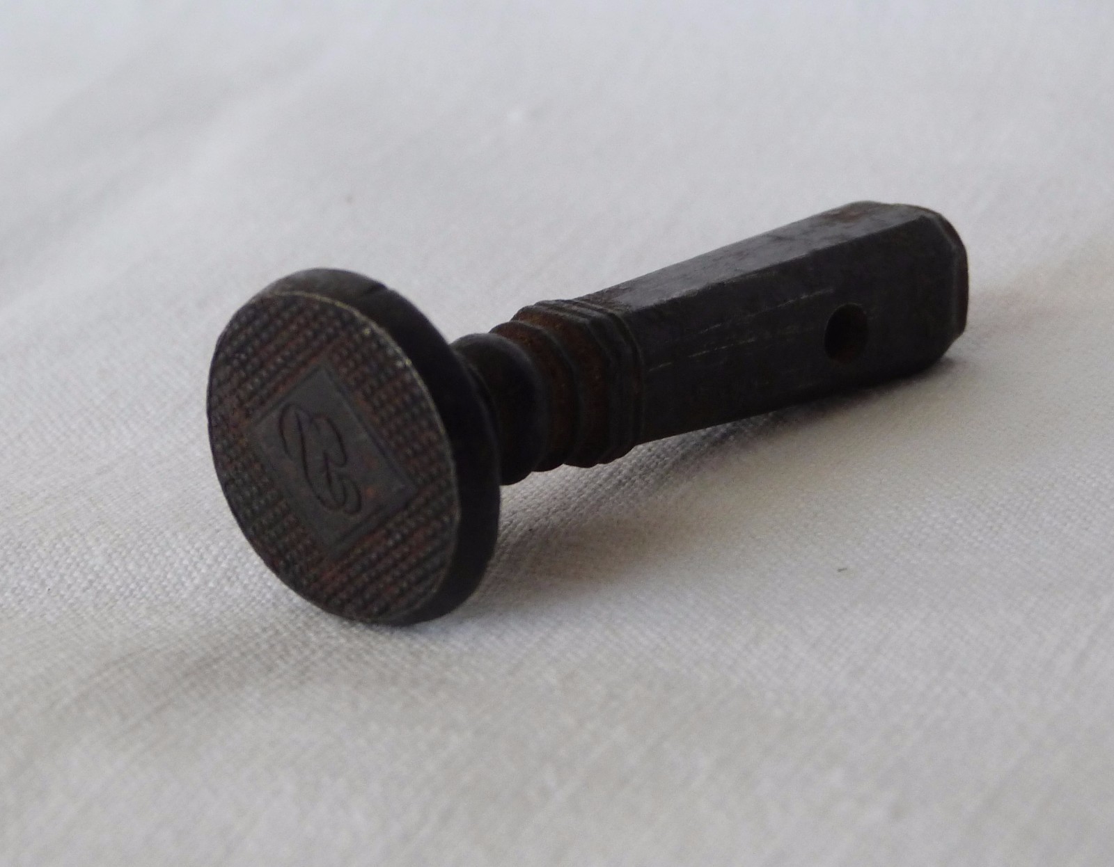 Antique rare signet document metal hallmark stamp, notary lawyer wax | eBay