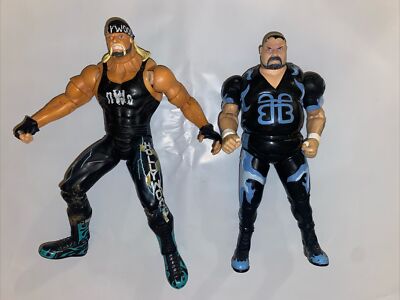 WCW Hollywood Hulk Hogan & Bam Bam Bigelow Toybiz Marvel Wrestling ...