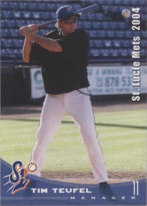 2004 Grandstand St. Lucie Mets - Tim Teufel for sale online | eBay