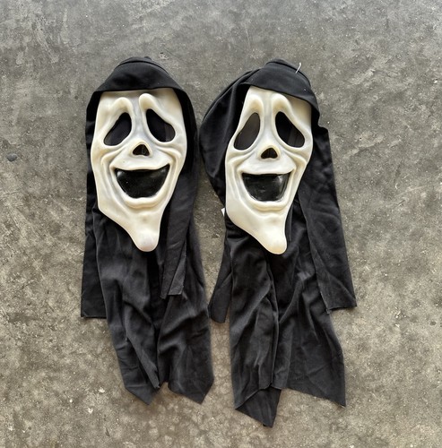 2 Vintage Scream Smiley Easter Unlimited Mask Ghost Face | eBay