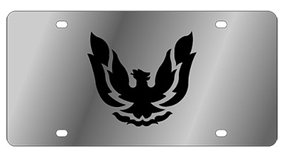 New Pontiac Firebird Retro Logo Stainless Steel License Plate | eBay