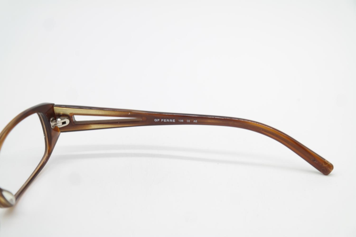 Glasses GF FERRE FF01403 Braun Angular Frames Eyeglasses New | eBay ...