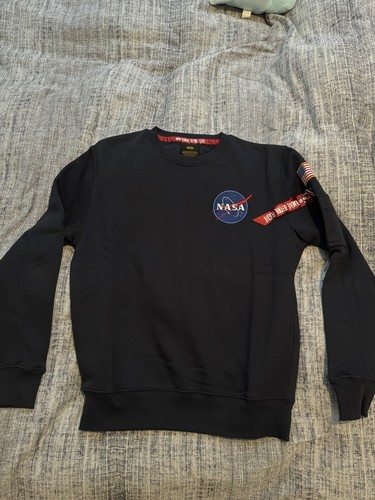 Alpha Industries NASA Sweatshirt Jumper 100th Space Shuttle Mission ...