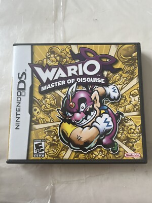 Wario: Master of Disguise Authentic (Nintendo DS, 2007) Complete in Box ...