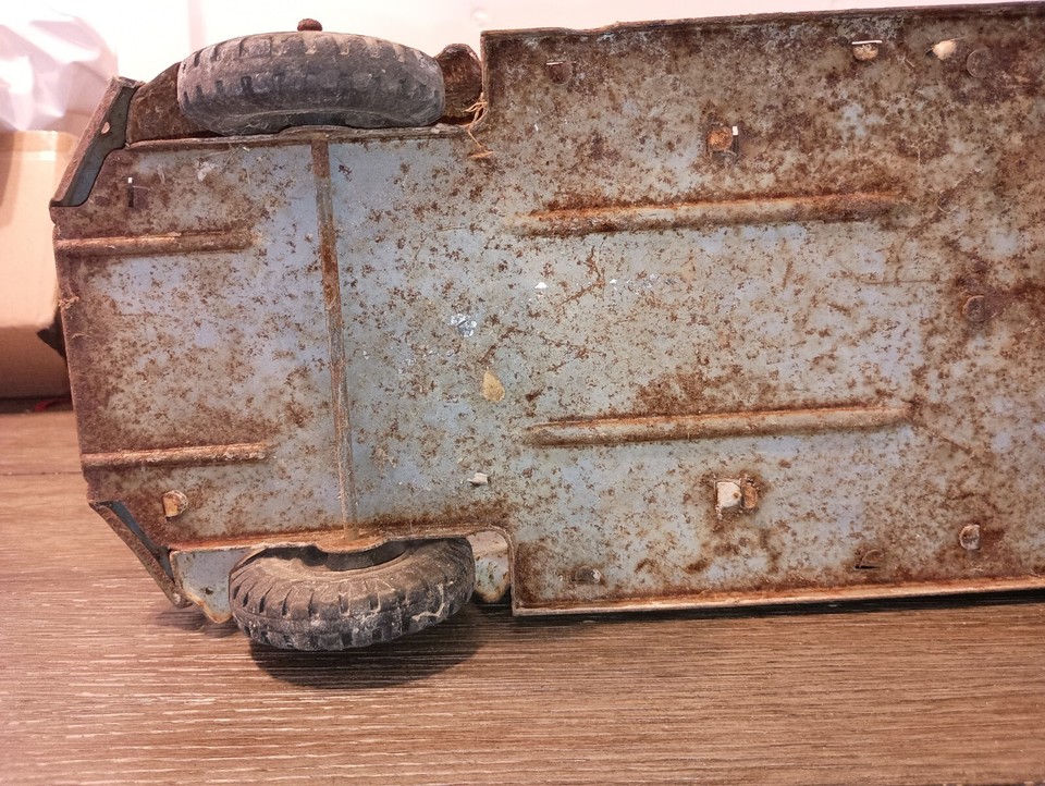 Vintage Marx Lumar Emergency Searchlight Unit Truck Pressed Steel Parts ...