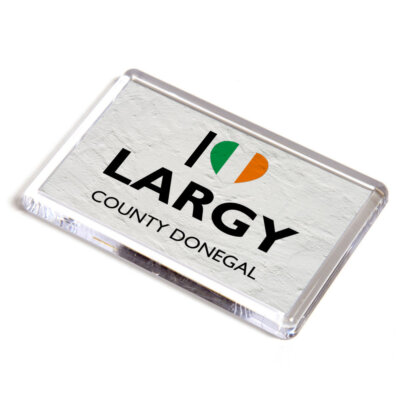 FRIDGE MAGNET - I Love Largy, County Donegal - Ireland | eBay UK