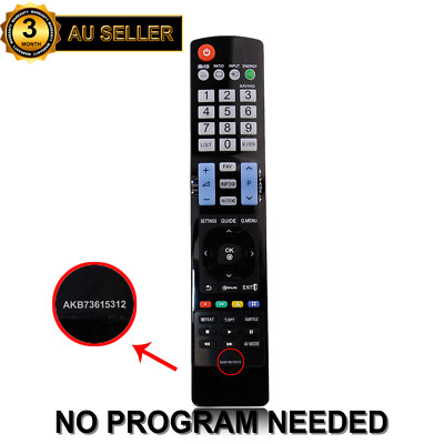 AKB73615312 Remote for LG TV 42LS5600 42LS4600 42LE7500 42LE5510 ...