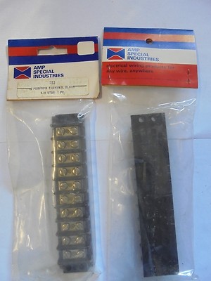 AMP SPECIAL INDUSTRIES Heavy Duty 20 amp 10 Circuit Terminal Block 2 ...
