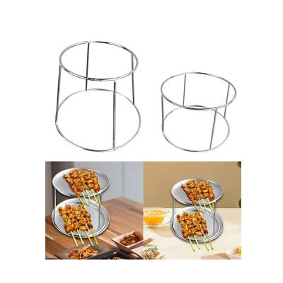 2 Tier Seafood Tray Rack, Food Serving Rack, Lightweight Metal Wire ...