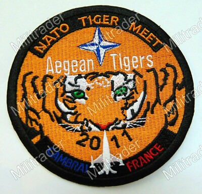 NATO Tiger Meet NTM 2011 Aegean Tigers Cambrai France Patch | eBay