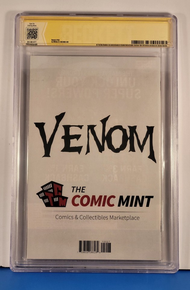 VENOM #150 9.8 SS SIGNED Todd McFarlane *Sandoval Variant LIMITED* CBCS ...