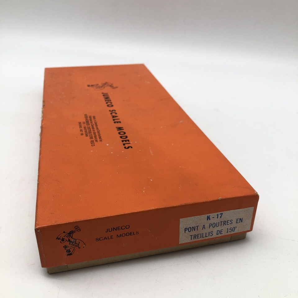 Juneco Scale Models HO Scale Howe Truss Bridge WOODEN/METAL Kit #K-17 ...