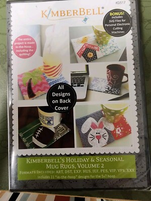 KIMBERBELL MACHINE EMBROIDERY CD | eBay