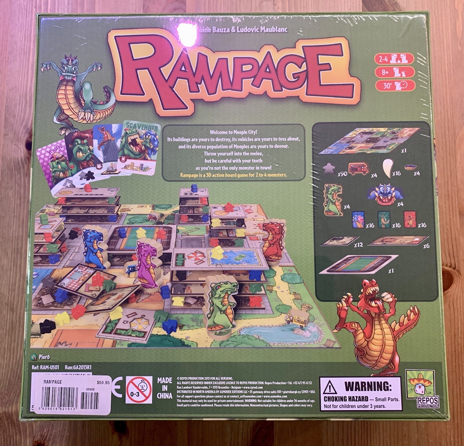 Rampage Board Game—ORIGINAL SHRINK | eBay