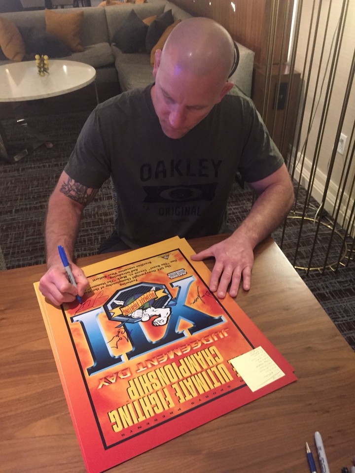 Mark Coleman Dan Severn Jerry Bohlander Signed UFC 12 16x20 Photo ...