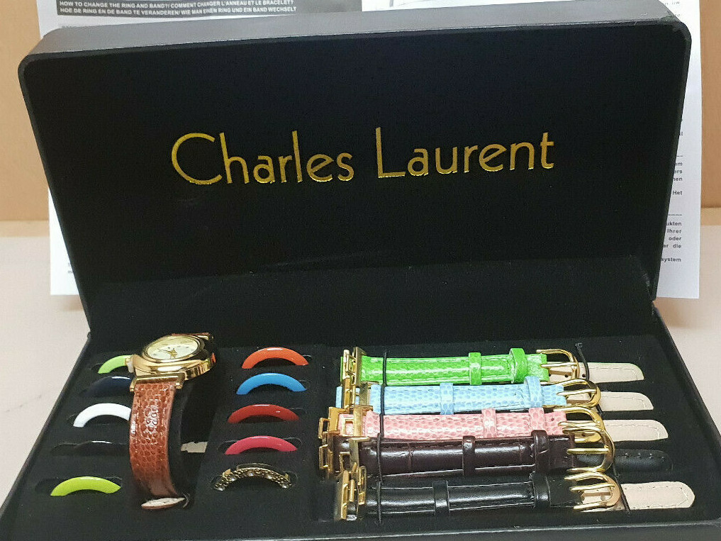 Box Charles laurent Watch Dial & Bracelet New | eBay