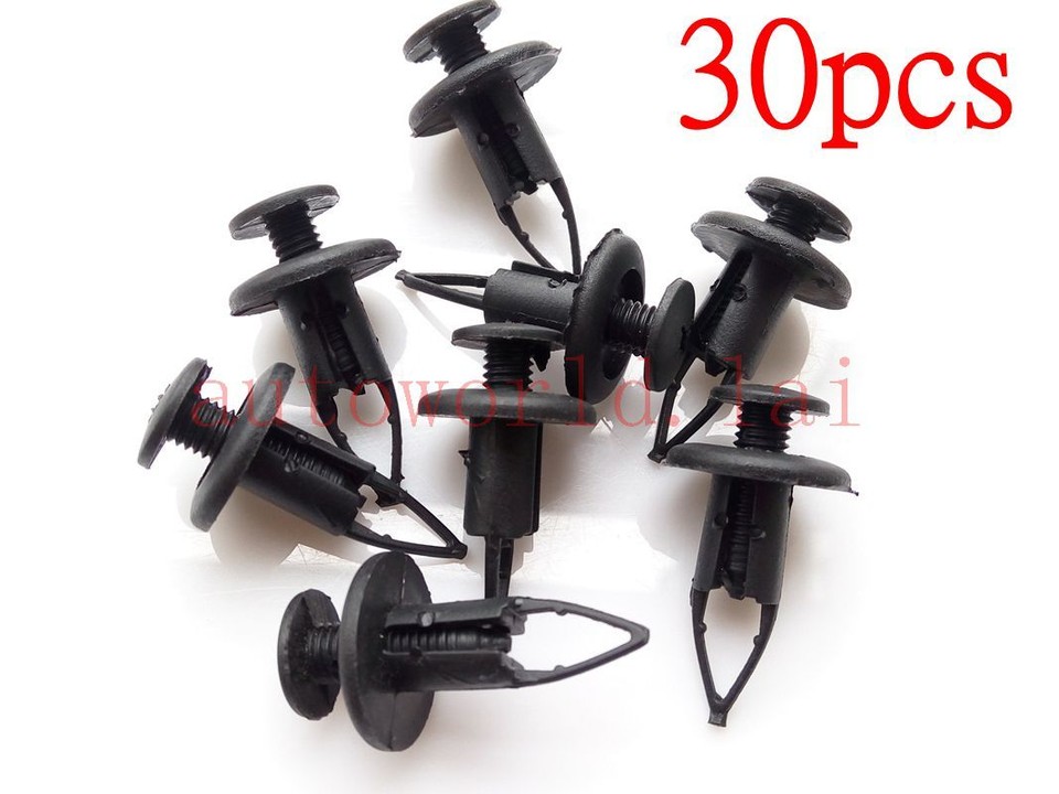 30 x Bumper Cover Clip Nylon Push Type Retainer 90467-09093 For Toyota ...