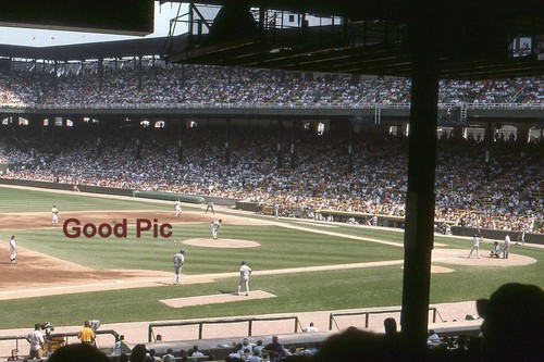 #XX15 i -Vintage 35mm Slide Photo- Football Stadium - Game Going On ...
