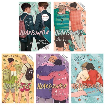 Heartstopper Alice Oseman 5 Book Collection Set Volumes 1-5 New ...