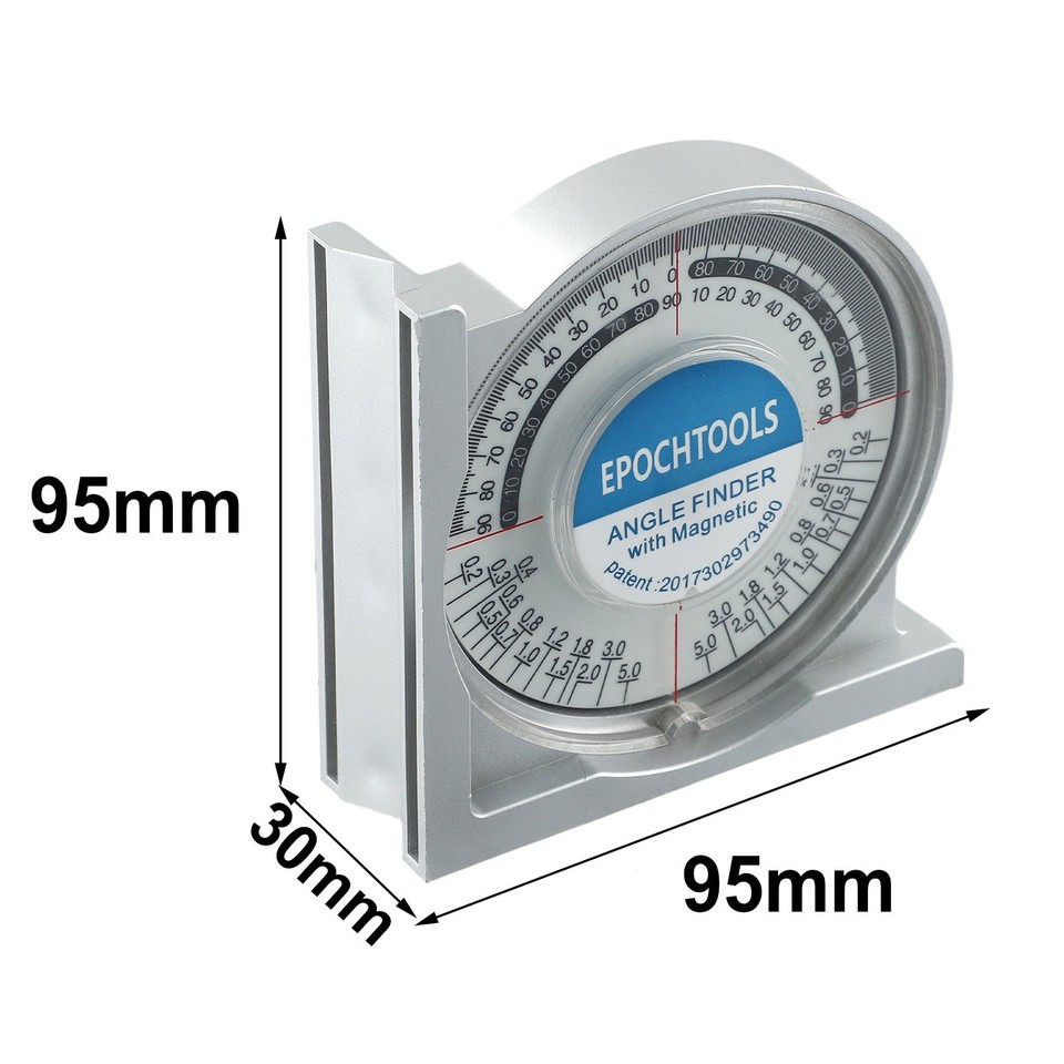 Newest Slope Level Meter ABS Measuring Tool Protractor Level 95x95x30mm ...