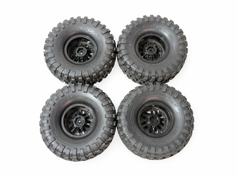 Traxxas TRX-4 Canyon Trail 1.9" Crawler Tires 12mm Hex Wheels Defender ...