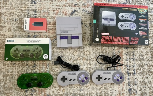 Authentic SNES Classic Mini Modded Homebrew RetroArch Hack Super NES ...