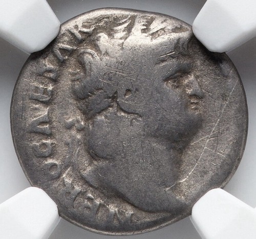 Nero 54-68 AD, Roman Empire AR Denarius Ancient Caesar Rare Rome Silver ...