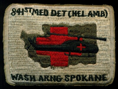 US Army 841st Medical Detachment Helicopter Ambulance Washington ARNG ...