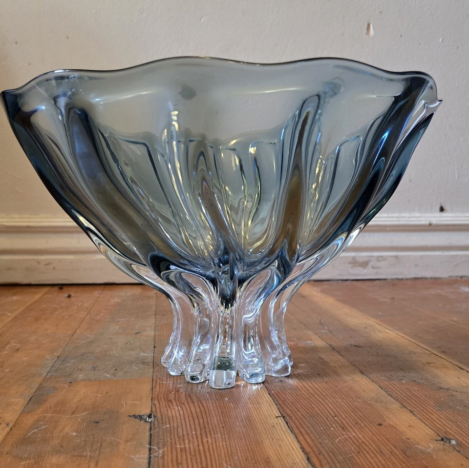 ED BRANSON ARBOR BOWL BLOWN ART CRYSTAL GLASS SIGNED 1998 | eBay