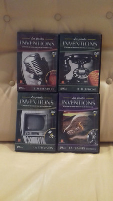 LOT DE 4 DVD - (français) 4 GRANDES INVENTIONS | eBay