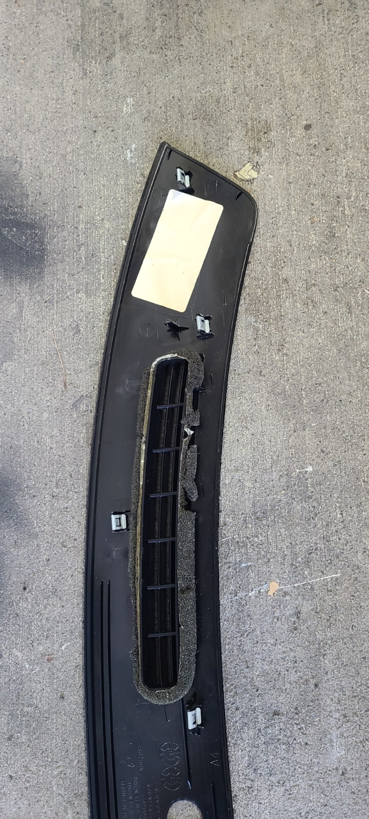 08-10 Chrysler 300 c Dodge Charger SRT8 Defrost Vents Upper Dash Pad ...