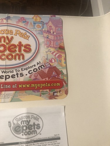 Vintage MYEPets adoption Certificate and Pamphlet | eBay