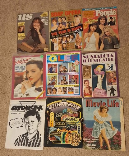 Hollywood Magazines Print Memorabilia 9 Pieces Lot | eBay