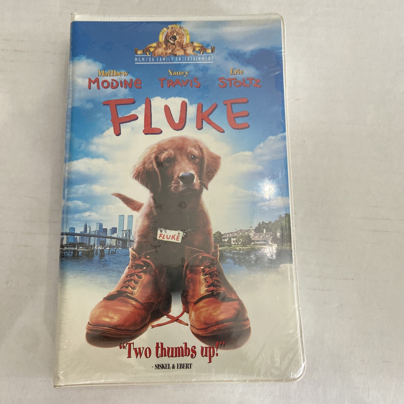Fluke VHS 1996 Clamshell Family Entertainment Video Tape Matthew Modine ...