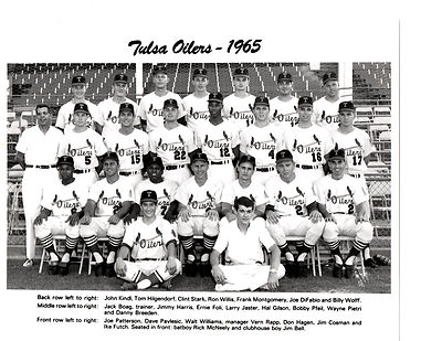 1965 TULSA OILERS 8X10 TEAM PHOTO BASEBALL OKLAHOMA ST. LOUIS CARDINALS ...
