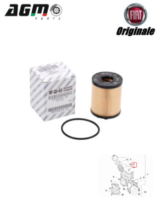 Original Ölfilter Fiat 5OOL X Grande Punto Doblo Renegade Mito ...