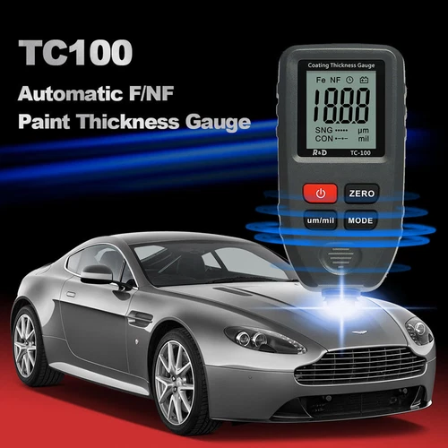 Mini Car Paint Thickness Meter Digital Automobile Gauges Car Paint ...