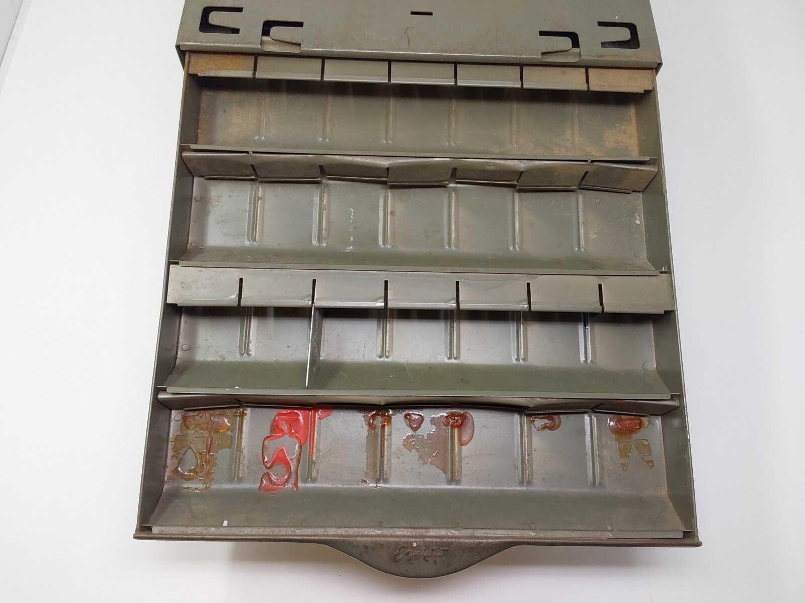 Vintage Equipto 4 Drawer Metal File Box Cabinet Parts Tool Chest Free ...