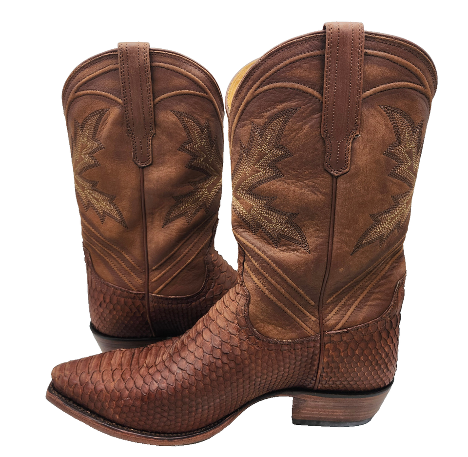 Tecovas Men's Original Limited Edition Barrett Python Boot, Size 11.5EE ...