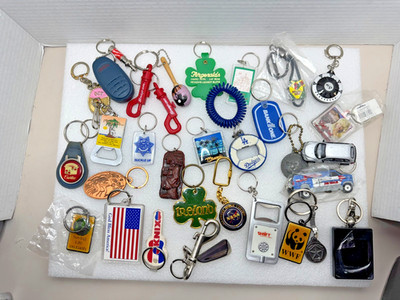 Collectible Keychains - Lot of 35 - Mixed Assortment – Vintage to ...