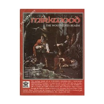 ICE MERP 1st Ed Northern Mirkwood the Wood-Elves Realm (1st, Red Cover ...