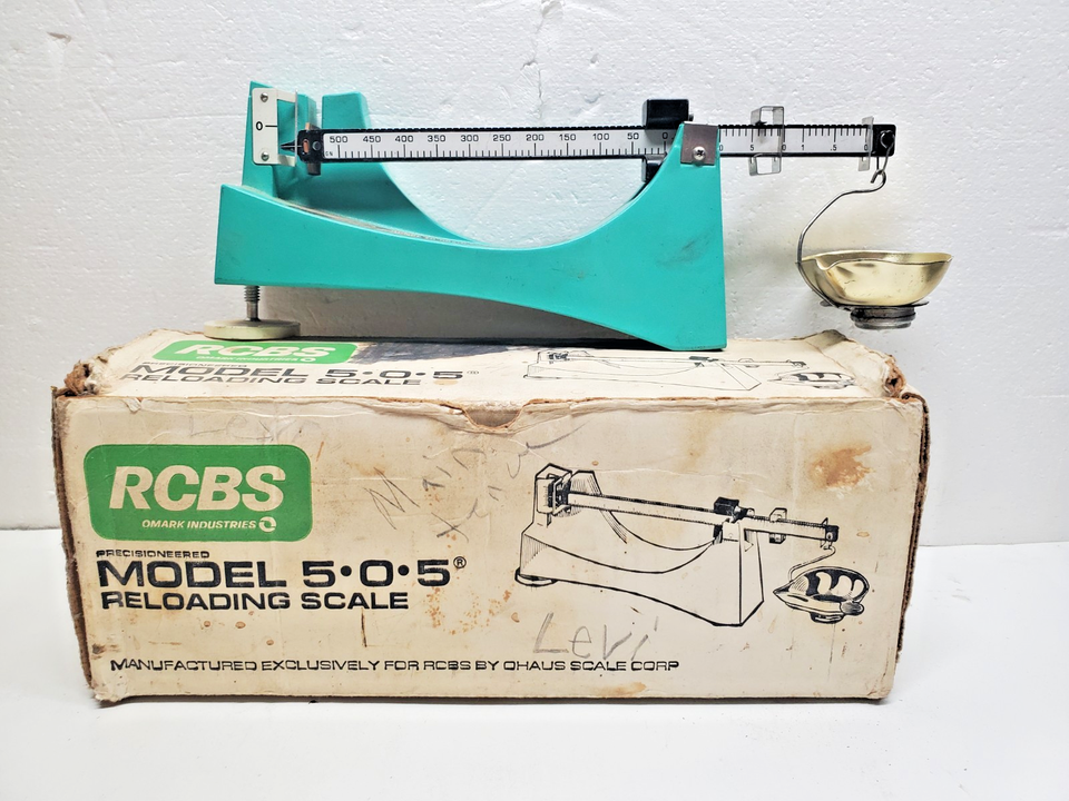 LOT OF RELOADING EQUIPMENT RCBS PRESS & 505 SCALE FORSTER CASE ...