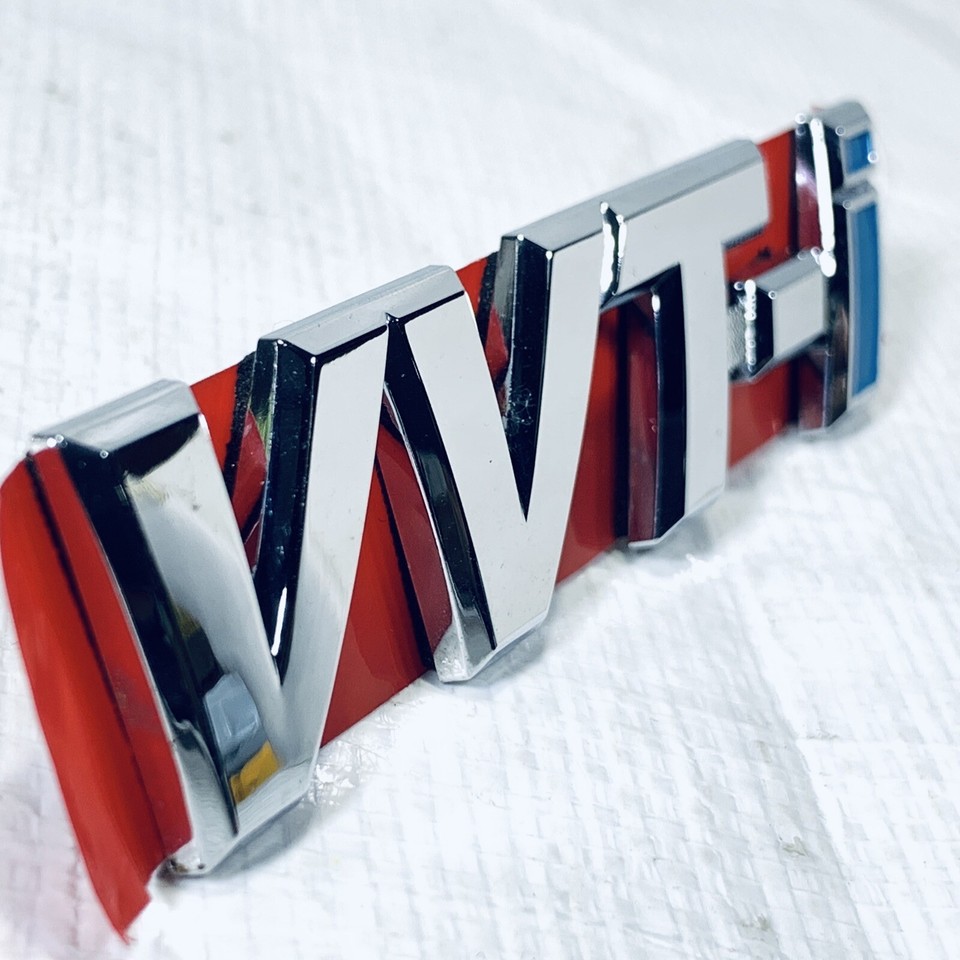 Toyota VVT-i VVTi Emblem Badge Chrome & Blue Genuine Parts | eBay