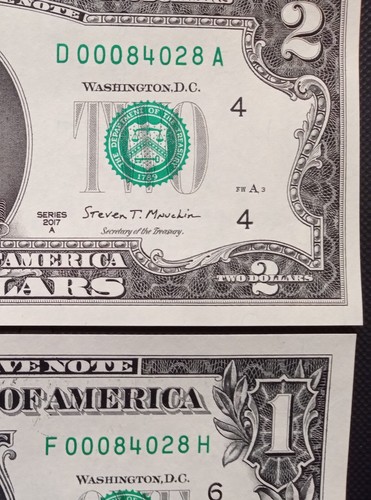 Matching Serial Numbers Zip Code Notes 000 84028 Garden City UT ...