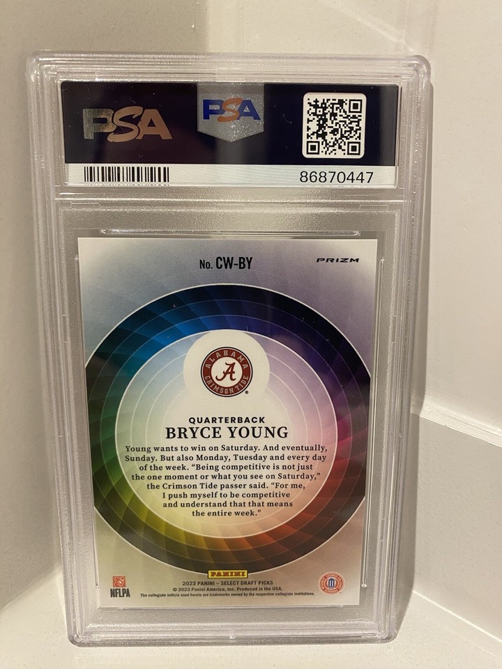 2023 Select Draft Picks Bryce Young Color Wheel PSA 10 | eBay