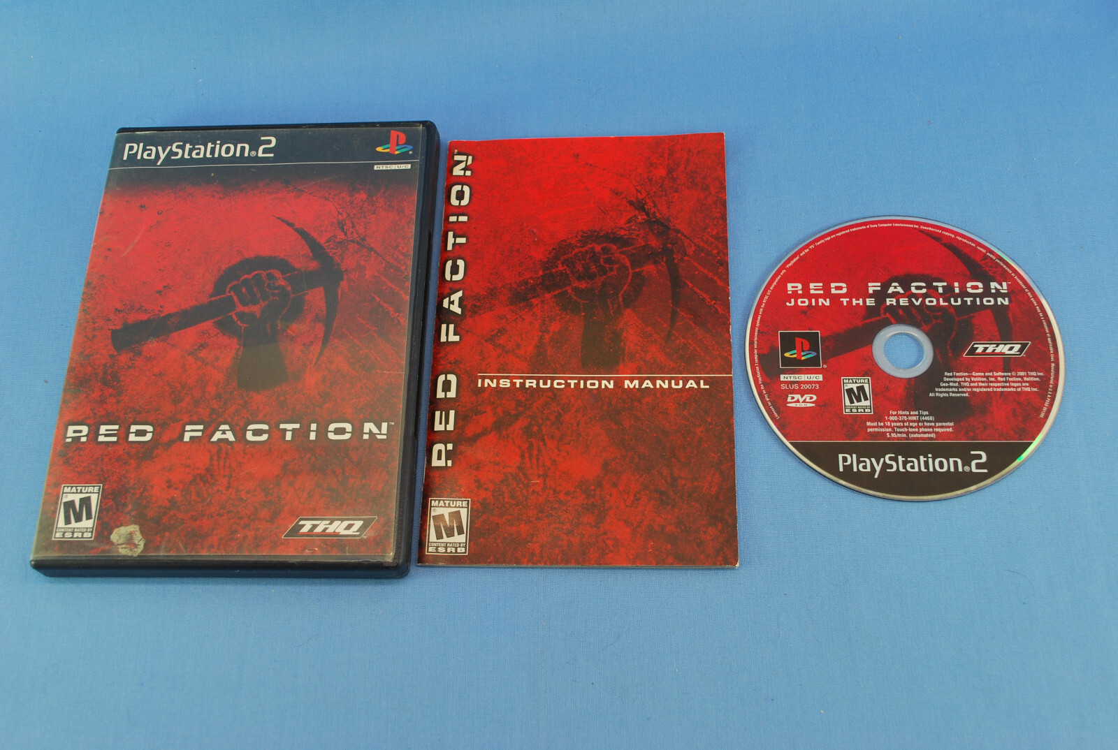 Red Faction Sony PlayStation 2 PS2 Video Game Black Label CIB W Manual ...