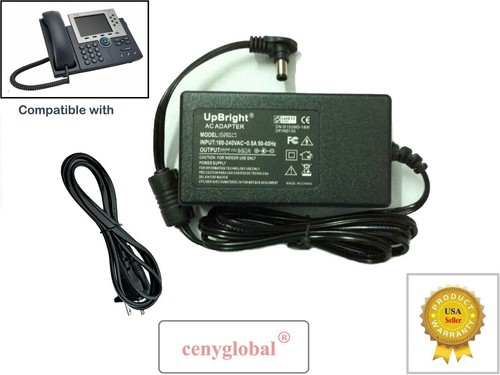 AC Adapter for Cisco Unified IP VoIP Phone Telephone 48V DC Series ...