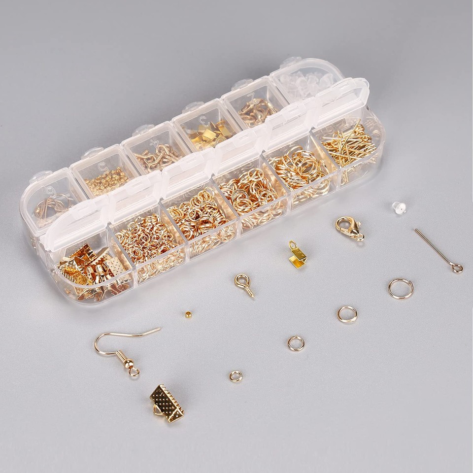 798Pcs Jewelry Making Kit Jewelry Starter Kits Findings Jewelry Repair ...
