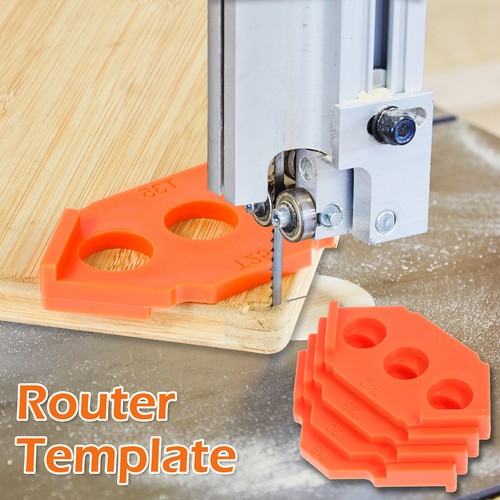 4Pcs New Quick Locator Woodworking Router Corner Radius Templates Jig ...